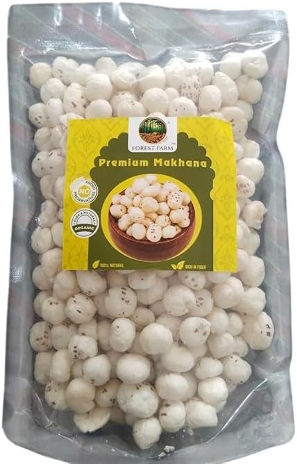 Forest Farm Premium Makhana – Organic Natural Fox Nuts | 100% Pure ...