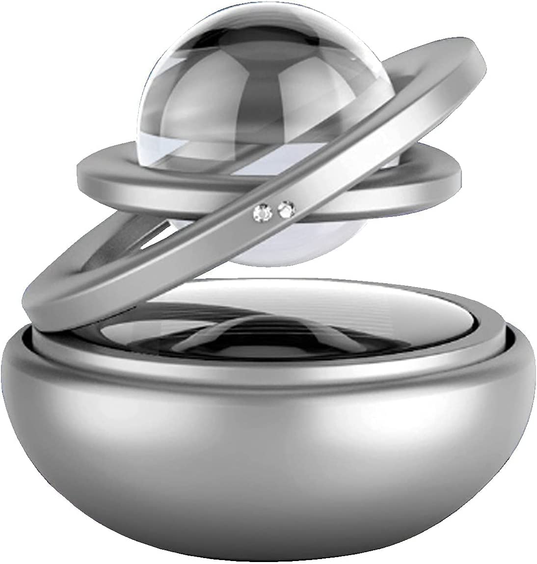 Budget Gadget Metal Body Solar Rotating Air Freshener With Crystal Ball ...