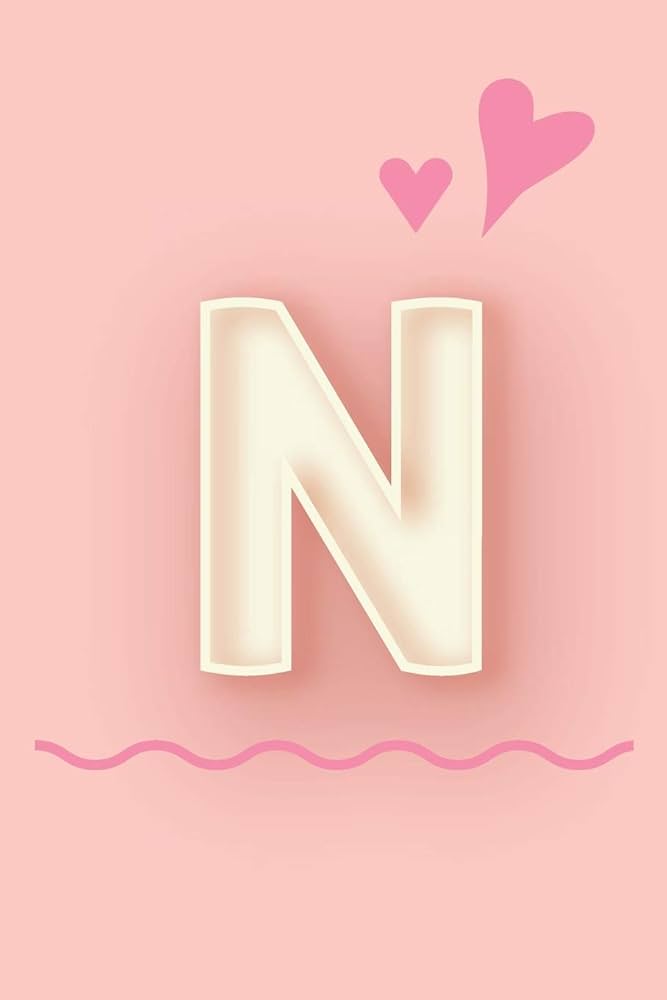 The Letter N In Pink