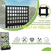 Amazon.com : Elevens Metal Planter with Trellis, Trellis with Planter Box & Privacy Screen ...
