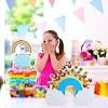 Amazon.com: DoubleFill Rainbow Wooden Cake Pop Stand Lollipop Holder ...