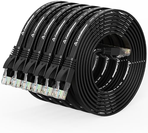 Cable Matters 10Gbps 5-Pack Snagless Short Cat 6 Ethernet Cable 1 ft ...