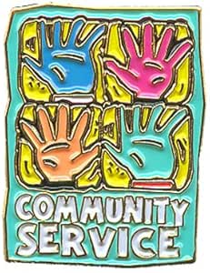 Amazon.com: Community Service Recognition Lapel Pin Service Award ...