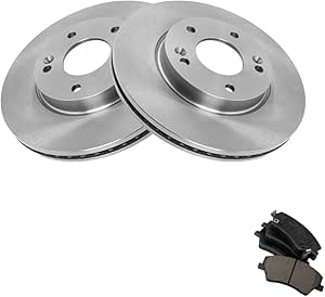 Amazon.com: FEMPRXZ Front Ceramic Disc Brake Pad & Rotor Kit W/ 5 Lug ...