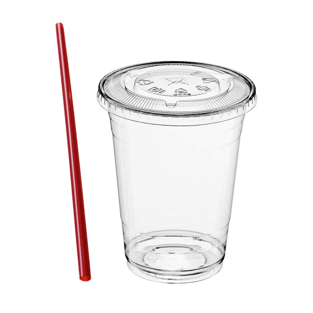 12 ounce plastic cups with sale lids