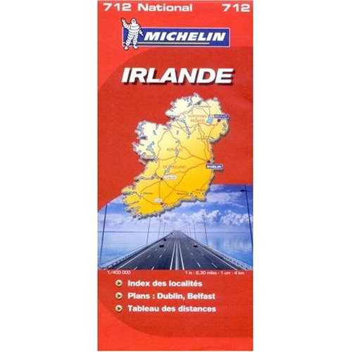 Michelin Map Ireland (Main Roads Maps, Great Britain & Ireland Series ...