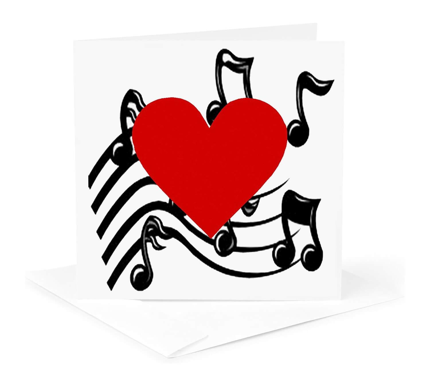Notas Musicales Corazón Rojo Imágenes De Nota Musical Corazon Libres