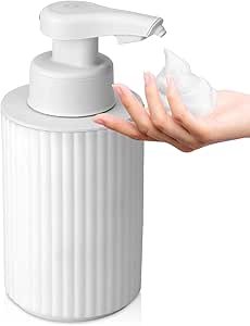 Amazon.com: Automatic Soap Dispenser Foaming Touchless: 9oz White Plastic - Rechargeable ...