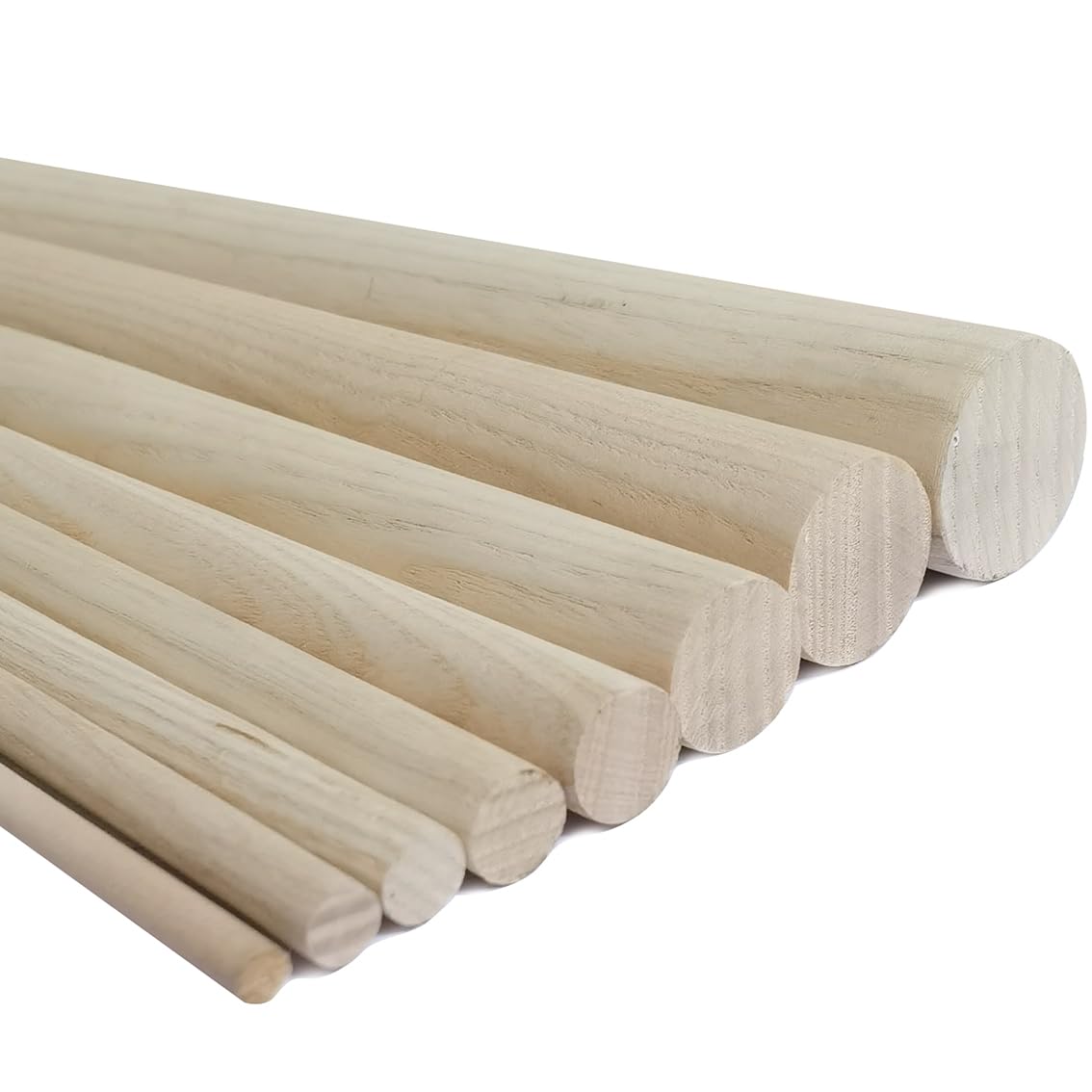 Amazon.com: Wooden Dowel Rods for Crafting and Macrame Precut Wooden ...