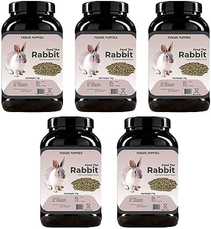 Buy Foodie Puppies Rabbit Food Dry Pellets (Container - 5Kg), Highly ...