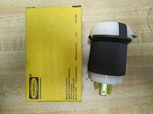 Amazon.co.jp: HBL2321 Hubbell 2321 Twist-Lock Devices 20A, 250V AC, 2 ...