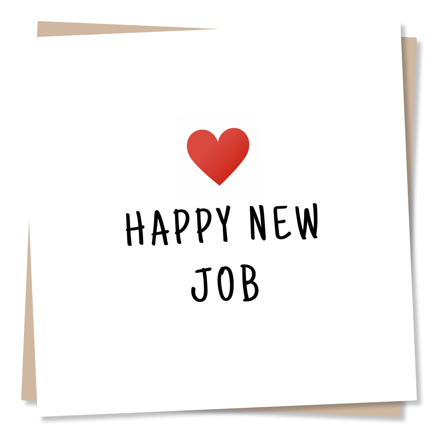 Congratulations Card for New Job - Happy New Job - Love Heart ...