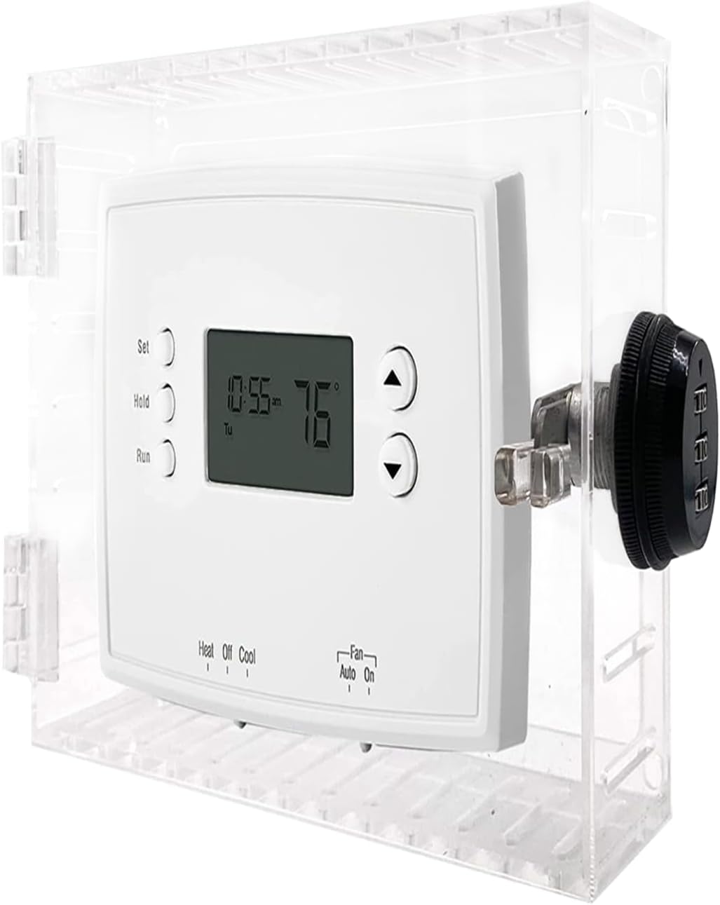 Amazon.com : Universal Large Thermostat Guard with Combination Lock for ...