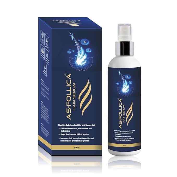 Buy AS-Follica Hair Growth Serum For Hair Fall Control | Lightweight ...