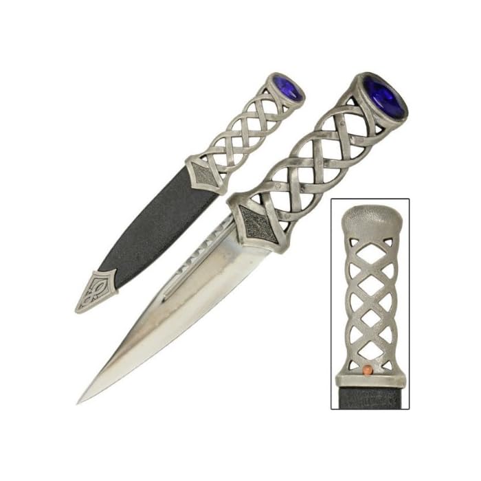 Buy Jeweled Scottish Dagger Dirk 7" w/Scabbard - LIMITED EDITION Online ...