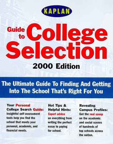 KAPLAN GUIDE TO COLLEGE SELECTION 2000: Kaplan: 9780684862804: Amazon ...
