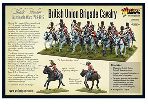 Buy Warlord Black Powder British Union Brigade Cavalry Figures Tabletop ...