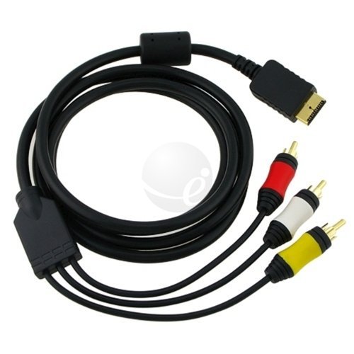 Amazon.com: Composite AV Video Cable for SONY PLAYSTATION 3 PS2 PS3 ...