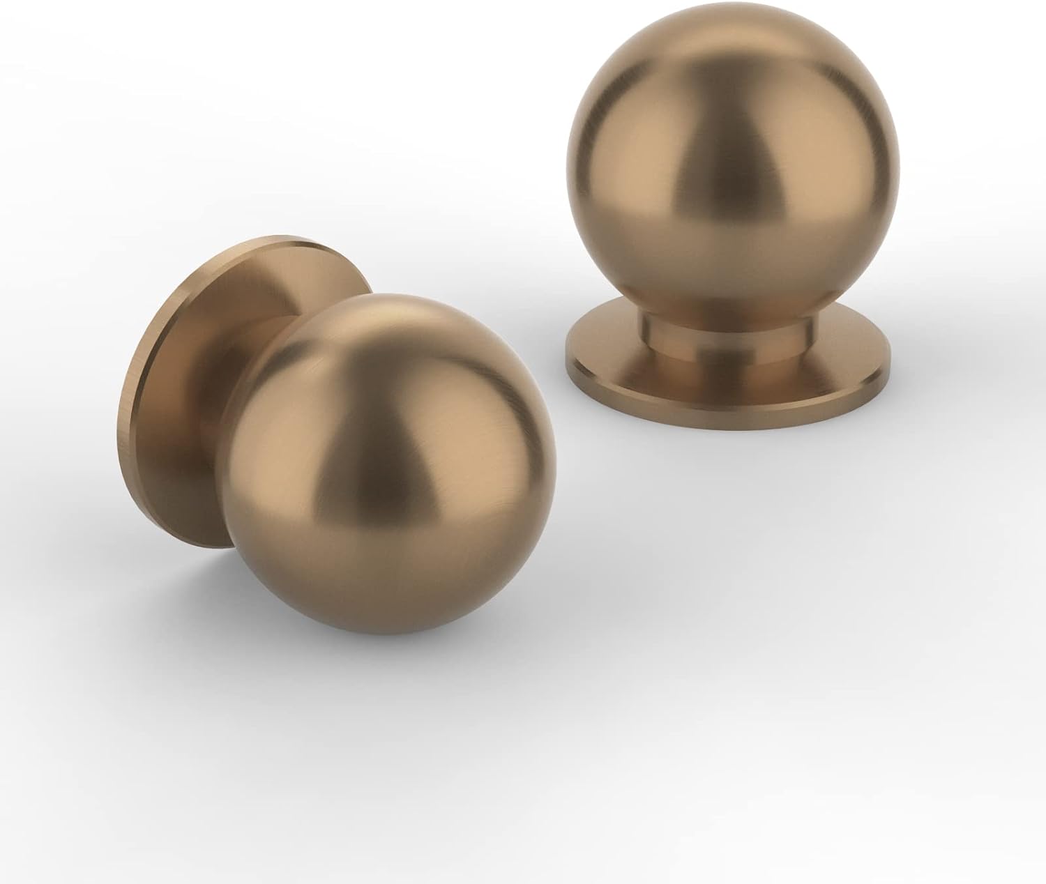 ROMATEE 10 Pack Cabinet Knobs Champagne Bronze 1Inch(27mm) Diameter ...