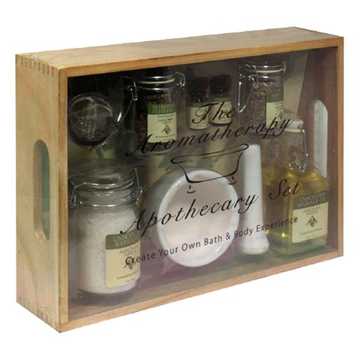 Amazon.com : Aroma Aria Aromatherapy Apothecary Set, 1 Set : Bath And ...