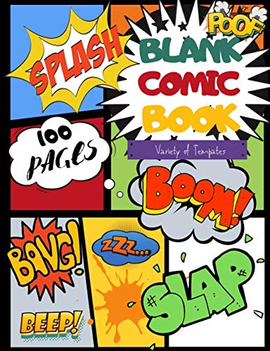 Blank Comic Book For Kids: Create Your Own Comics With This Comic Book ...