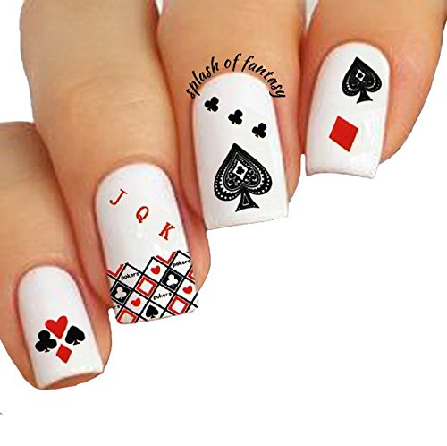 Playing Card Nail Art
