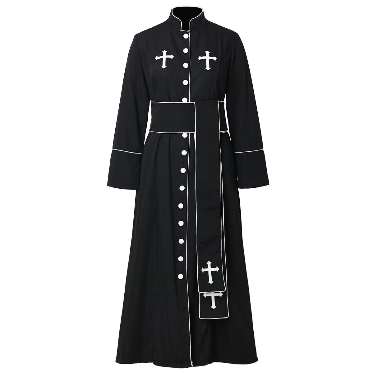 Snapklik.com : Catholic Church Clergy Priest Costume Womens Pastor Robe ...