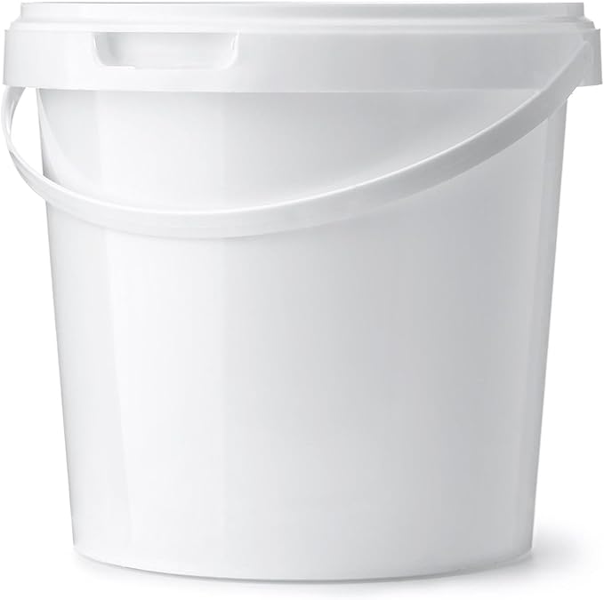 Ultimo Designs 1 Litre White Bucket With Airtight, Leak-Proof, Tamper ...