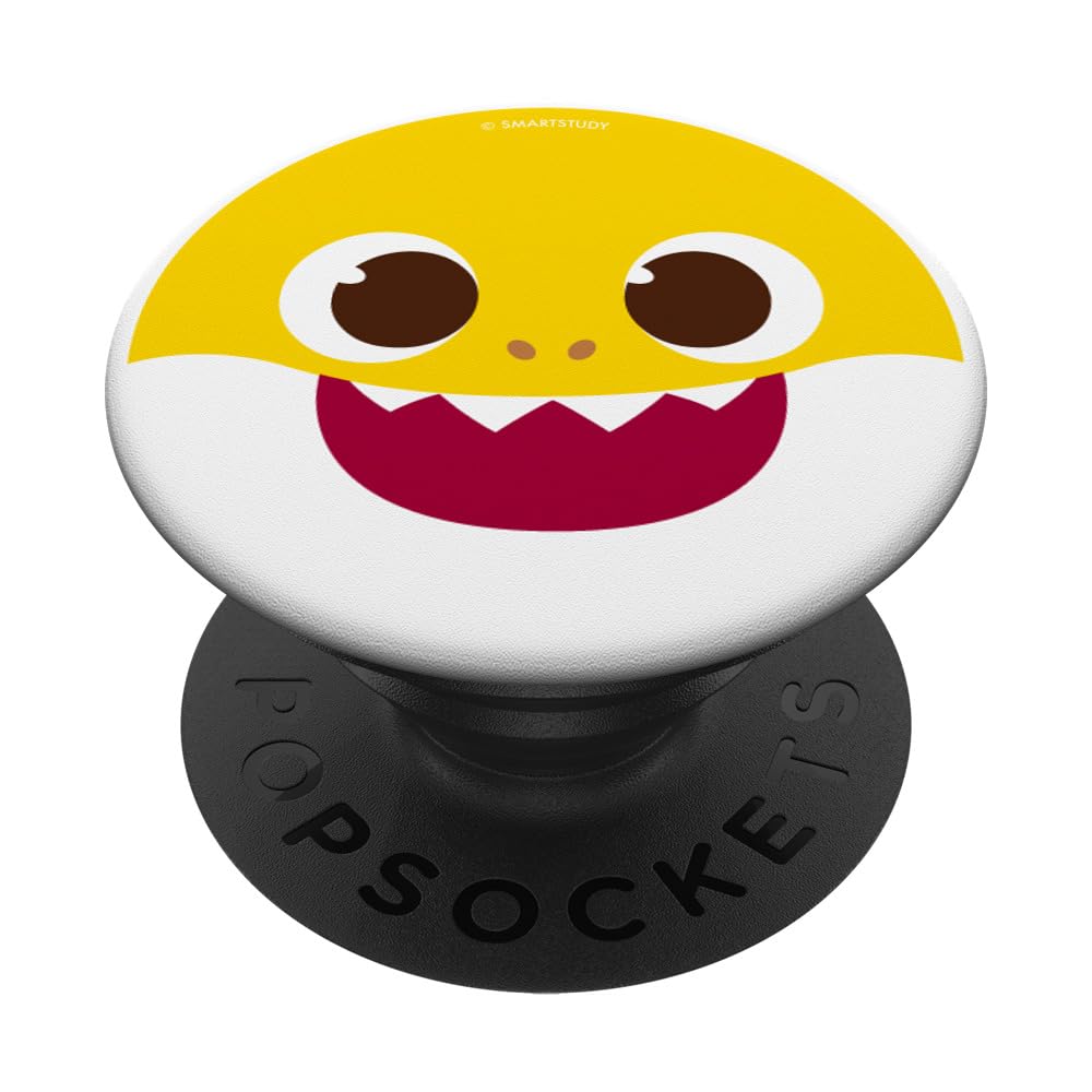 Amazon.com: Pinkfong Baby Shark PopSockets PopGrip: Swappable Grip for ...