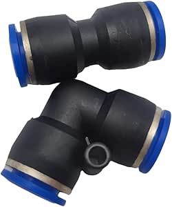 Amazon.com: 1/5/10PCS PV PU4 6 8 10 12 14 16mm Pneumatic Fittings Water ...