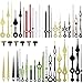 Amazon.com: 16 Set Aluminum Sweeping Silent Clock Hands, 5.5mm ...