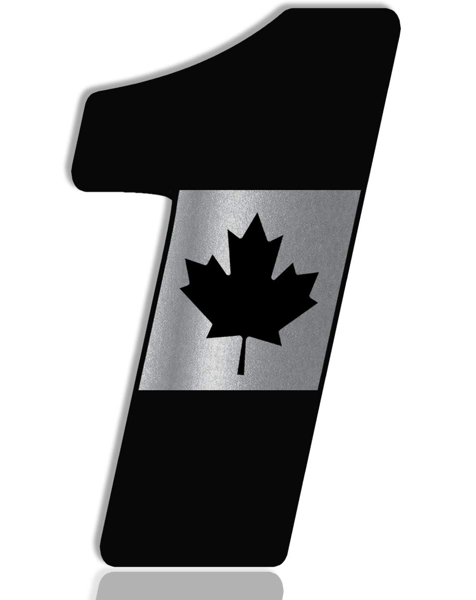 Canadian Maple Leaf 4-Pack 55mm 3D Canadian Flag Wheel Center Stickers ...