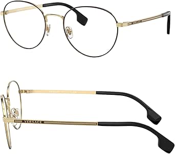 Versace VE1279 53mm Non-Polarized Glasses for Men - Gold Phantos Metal ...