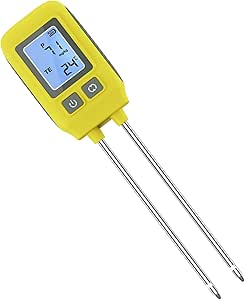Amazon.com: Advanced Soil Tester Soil Fertility Meter With Steel Probes ...