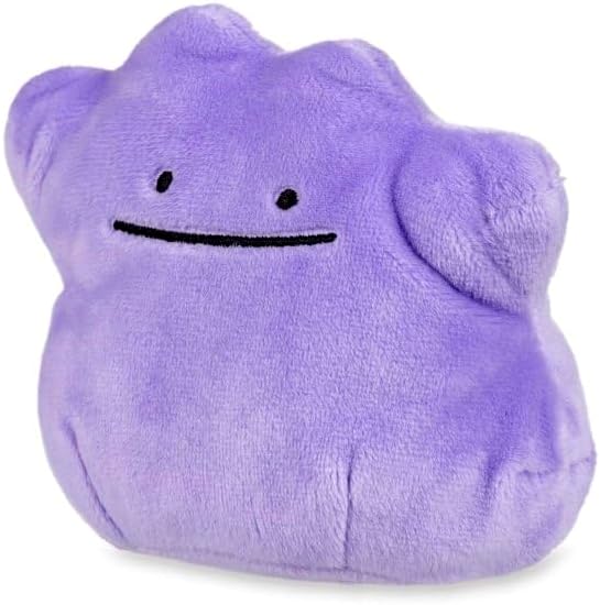 Amazon.com: Pokemon Center: Sitting Cuties: Ditto Plush # 132 ...