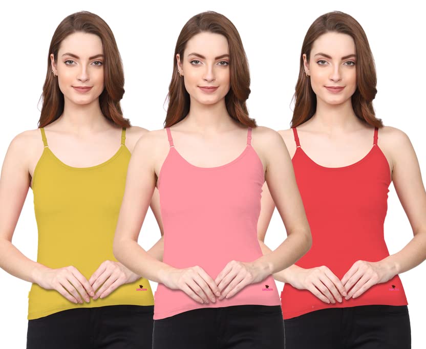 Buy SELSIA Pure Cotton Women's Regular Fit Adjustable Slips (X-Small ...