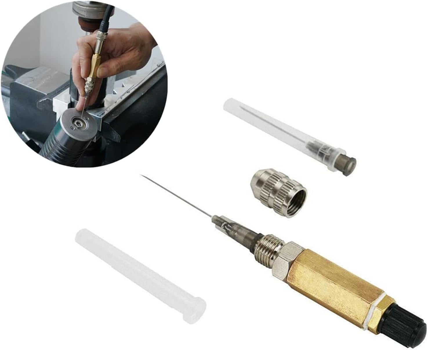 Amazon.com: LTIENBST Nitrogen Shock Fill Kit with Schrader Valve 556 ...