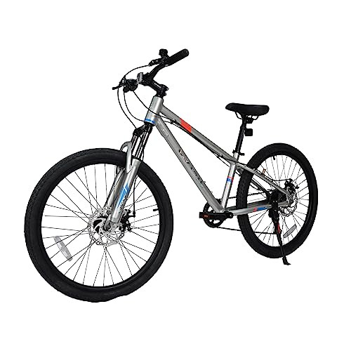 CYBIC 24 inch Mountain Bike for Man, Aluminum Frame, Suspension Fork ...