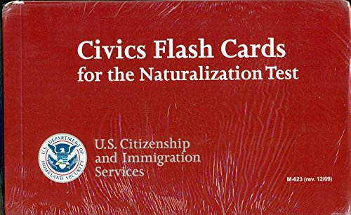 Civics Flash Cards for the Naturalization Test[FLSH CARD-CIVICS FLASH ...