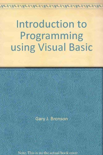 Introduction to Programming using Visual Basic : Amazon.in: Books