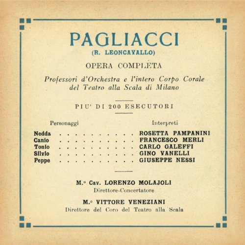 Play Paperback Opera: Pagliacci Ga 1930 by Francesco Merli, Rosetta ...