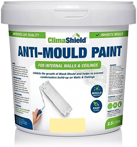 Dryzone Anti Mould Paint 1L Magnolia – Mould Resistant for 5 Years ...