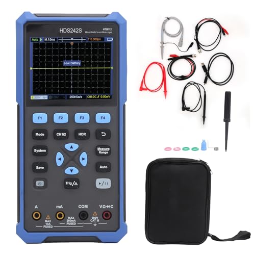 2 in 1 Handheld Digital Oscilloscope Multimeter LCD Display with ...