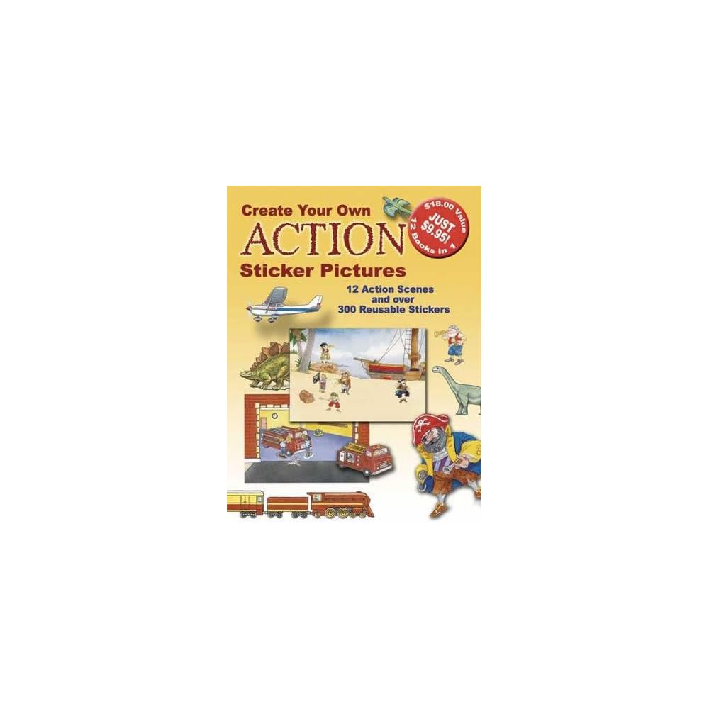 Buy Create Your Own Action Sticker Pictures: 12 Scenes and Over 300 ...