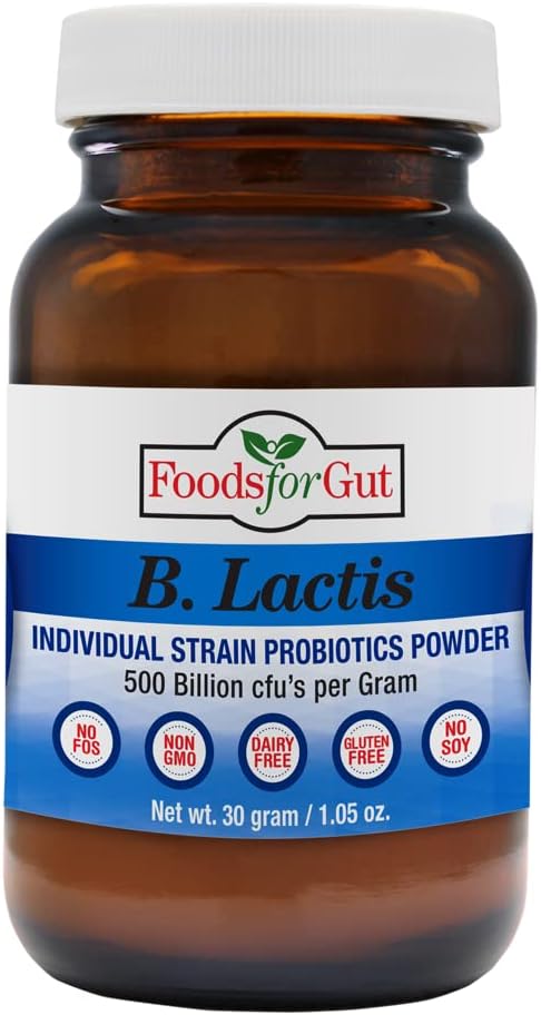Amazon.com: Bifidobacterium Lactis Probiotic Powder 500 Billion cfu's ...