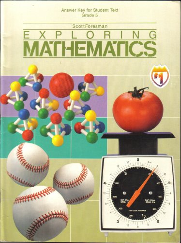 Exploring Mathematics Answer Key for Student Text, Grade 5: L. Carey ...