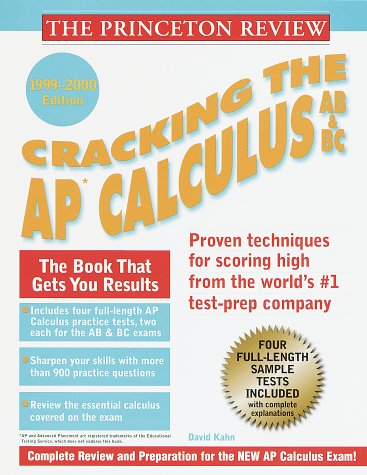 Amazon.com: Princeton Review: Cracking the AP: Calculus AB & BC, 1999 ...