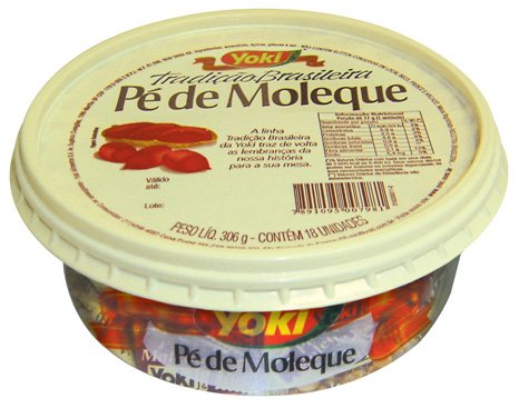 Amazon.com : Pe De Moleque Yoki 1 Pote - Peanut Brittle 1 Pot : Candy ...