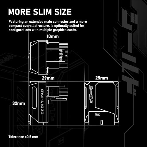 Snapklik.com : EZDIY-FAB PCIe 5.1 Adapter - 600W 12+4pin,16pin 12VHPWR ...