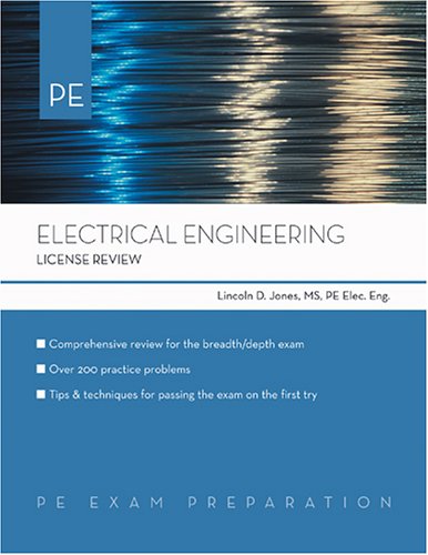Electrical Engineering: License Review: Lincoln D. Jones: 9781419501364 ...